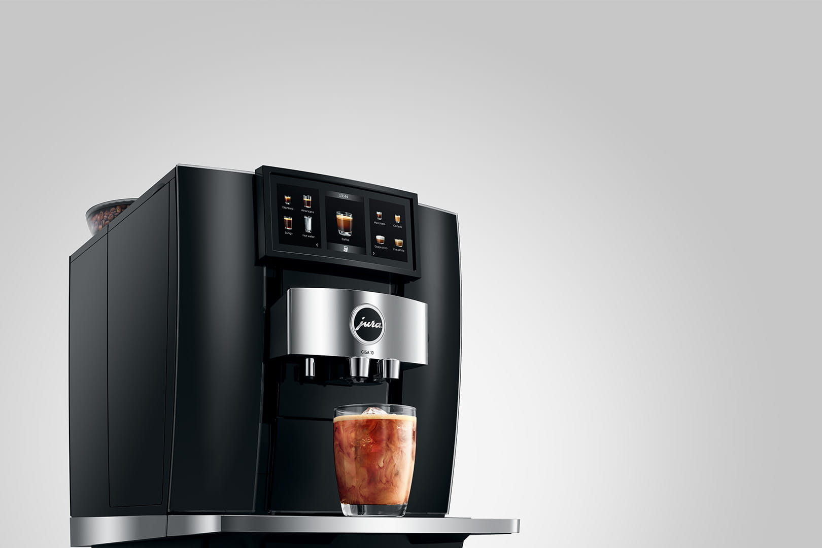 JURA GIGA 10 Diamond Black Kaffeevollautomat - International