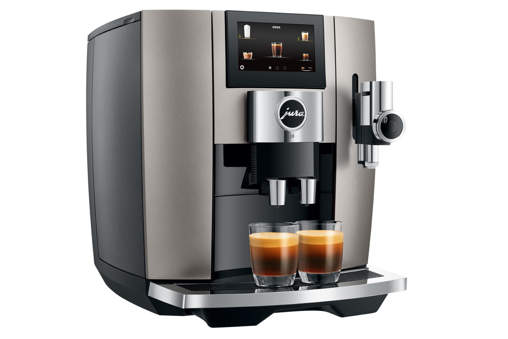 JURA J8 Midnight Silver Kaffeevollautomat - International JURA J8 Midnight Silver Kaffeevollautomat - International