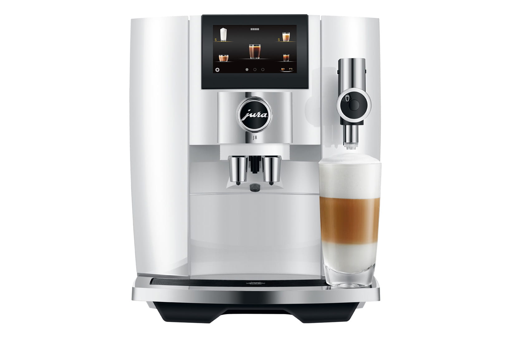 JURA J8 Piano White Kaffeevollautomat - International